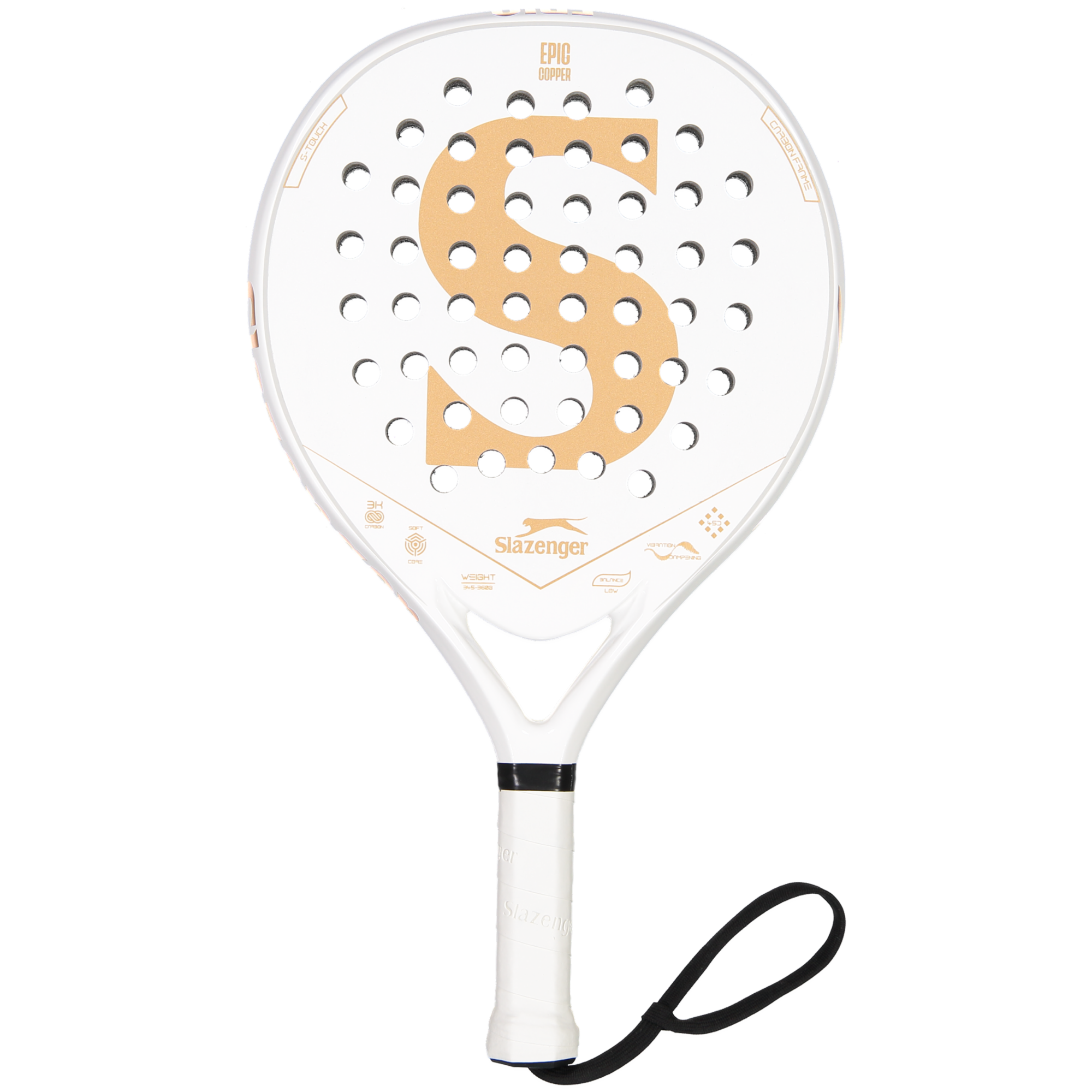 Slazenger Metal Series- EPIC COPPER 2025 Padel Racket – LovePadel.ie